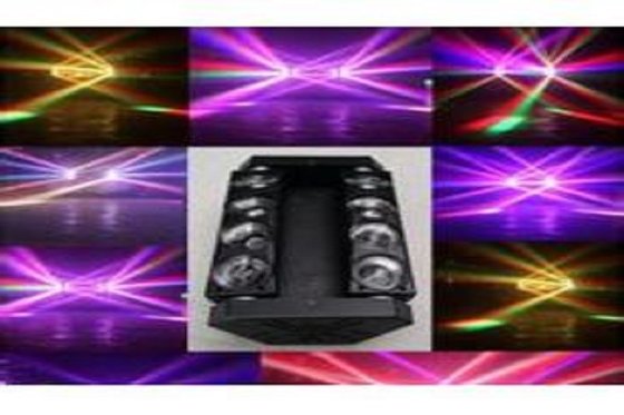 8 X 10w LED Moving Head Light 8 Eyes Spider 10 Watt 12w RGBW 4 In One For Club supplier
