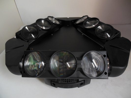 9 x 10w LED Moving Head Light Triangular Housing 9 Eyes Multi Beam Effects supplier
