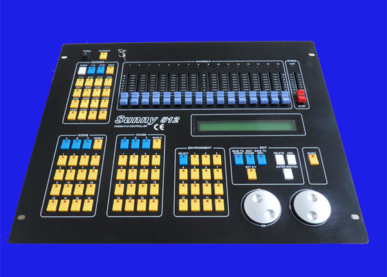 Sunny512 Programmable Master Dimmer DMX Lighting Controller , Dj Stage Light Controller supplier