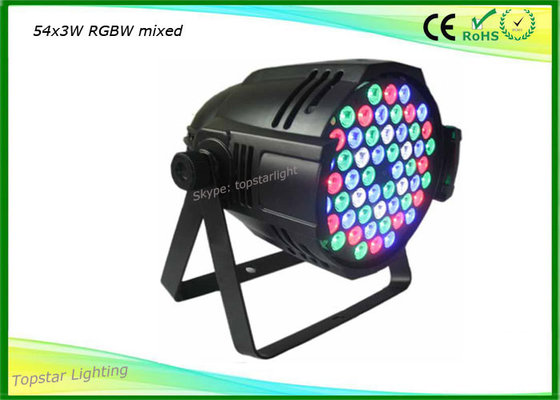High Configuration 3 Watts DJ Stage Light , Led Par 64 Lights DMX 8CH With Auto Mode supplier