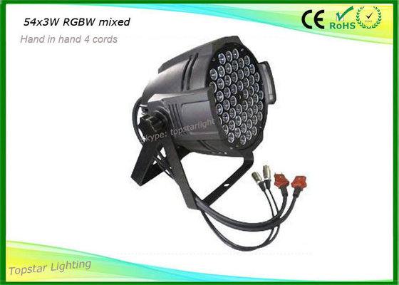 Disco Dj Stage Lighting , Led Par 64 Rgbw Concert Lighting Systems supplier
