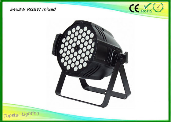 Black Shell Cool DJ Lights Rgbw Led Flat Par Light For Concert / Theater Stage Lighting supplier