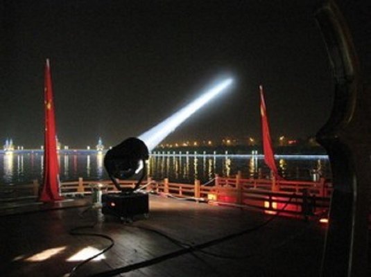 Ip44 Cool White Outdoor Search Lights Xenon Lamp 1kw 800 Hours Lifepan Glass Cover supplier