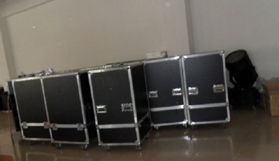 Vertical 45° Portable Moving Head Light For Washing Building Architecture supplier