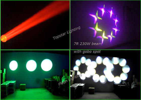 Road Show Sharpy Moving Head Light Projector OSRAM 230W Lamp Motorized Liear Focus supplier