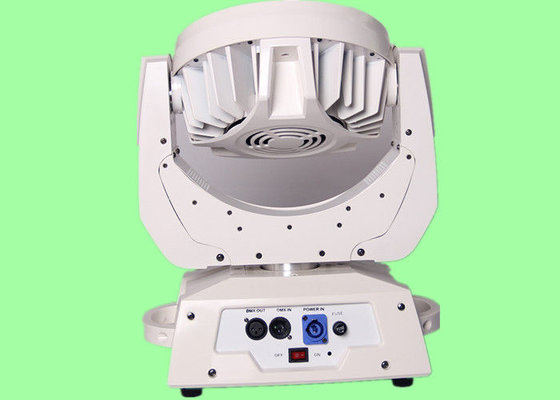 White Body Zoom Led Wash Moving Head RGBWA , Led Disco Lights With LCD Screen Display supplier