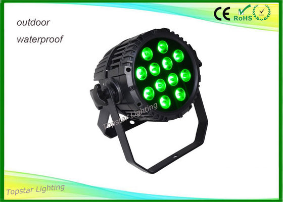 Waterproof Ip65 Par Can Led Lights , 12 x 10w Waterproof Led Par Can Color Light For Holiday supplier