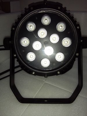 Waterproof Ip65 Par Can Led Lights , 12 x 10w Waterproof Led Par Can Color Light For Holiday supplier