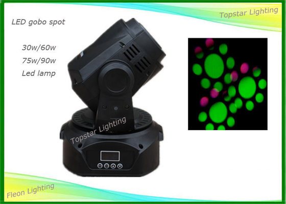 Stage Gobo Mini Spot Moving Head Light Low Power 30w White Dj Light supplier
