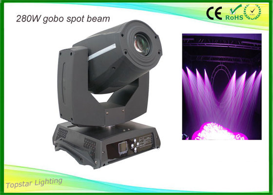 Rgbw Led Moving Head Spot Light , Sharpy Moving Head Light 9 Rotating Pattern supplier