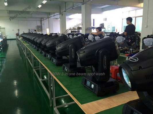 Super Bright Sharpy Beam Moving Head , 3 In 1 Spot Stage Show Lights Dj Sound System supplier
