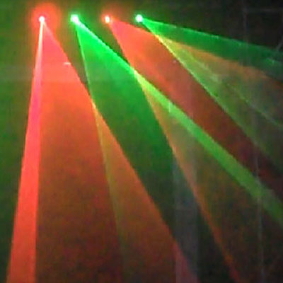 300mw Red Green Laser Stage Lights For Parties Professional DJ Equipment supplier