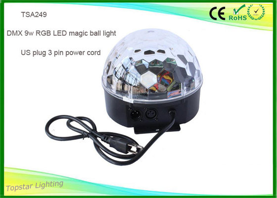 Dmx Crystal Led Disco Ball Light , Led Magic Light With Lcd Screen supplier