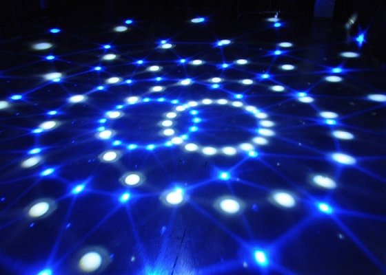 6 Colors Dmx Crystal LED Magic Ball Light Violet Color Plastic Shell supplier