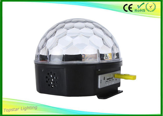 Small MP3 Led Crystal Magic Ball Disco Light Remote DMX With Auto Mode supplier
