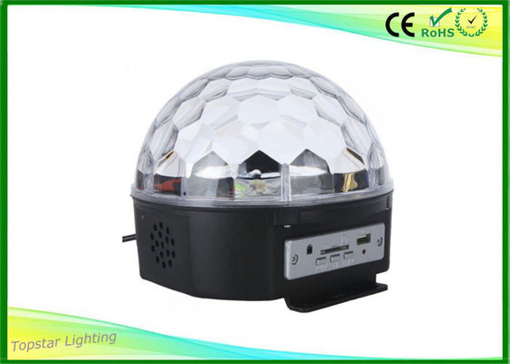 Disco Light RGB LED Magic Ball Light Sound Control For 6 Watts For Stage Show supplier
