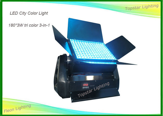 180 X 3w Outdoor Search Lights , 3 In 1 RGB Tri Color Led Wall Washer Aluminum Alloy Shell supplier
