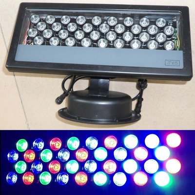 DMX512 Waterproof Rgb Wall Washer Led Lights Wide Beam Angle Mixing Colors 36pcs supplier
