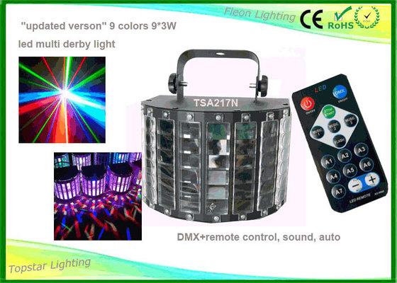 Led Concert Stage Lights , 9 Colors Multi Derby Dj Club Lights, Led effect light dj supplier