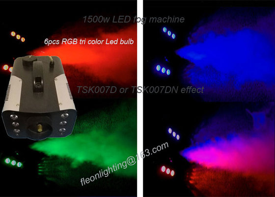 7 Different Colors Indoor Stage Fog Machine 3 - In - 1 Led Remote Control / Dmx512 supplier