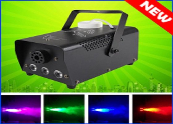 Led Fog Light 400w Colorful Smoke Fogger Machine 3 X 1 W RGB Mini Thermal Fogger supplier
