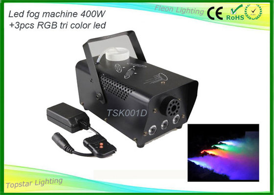 Small Dj Stage Fog Machine 3pcs 1w Bulb Led Portable Smoke Machine For Stage Effect supplier