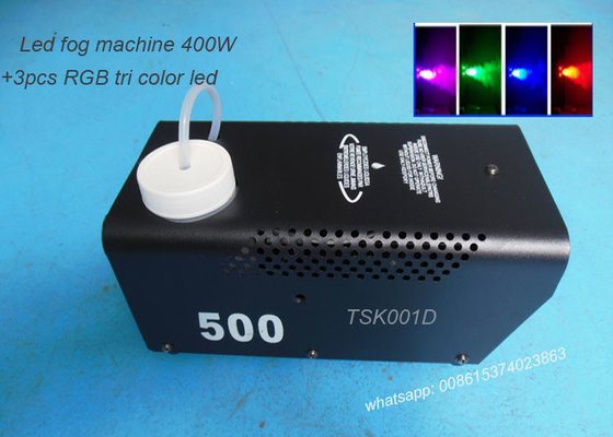 Small Dj Stage Fog Machine 3pcs 1w Bulb Led Portable Smoke Machine For Stage Effect supplier