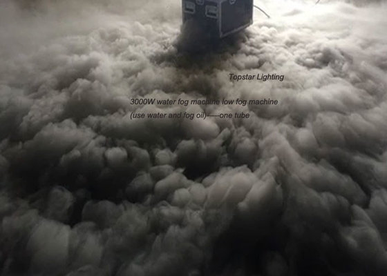 3000w Stage Low Fog Machine Oil Based Vs Water Based Ground Smoke Machine supplier