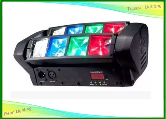 Indoor Mini 8 Eyes Led Spider 8*3w / 10w Rgbw 4in1 Led Moving Head Light supplier
