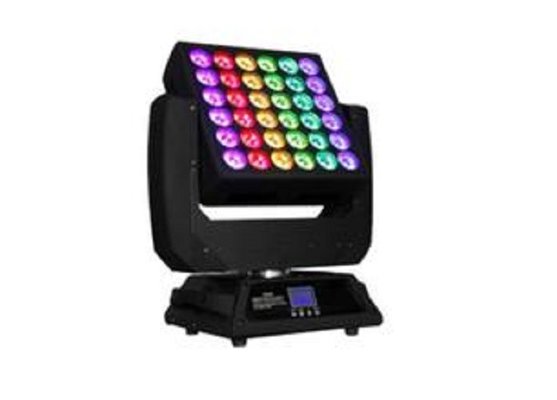 Flat 25 x 12w High Brightness LED Moving Head Light / Square DJ Moving Head Lights supplier