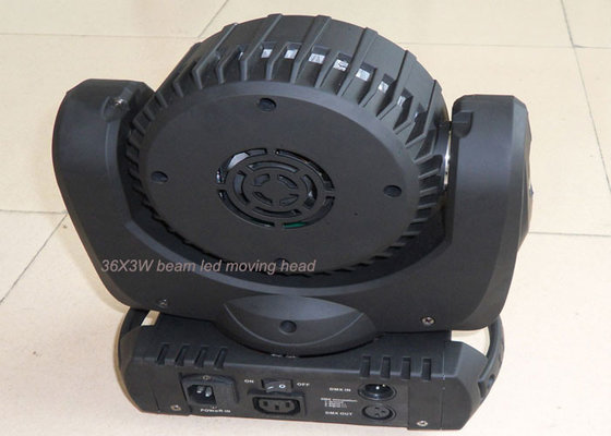 36 X 3 W RGB LED Moving Head Light RGBW Beam Wash Led Lights 304×26.7×16.7mm supplier