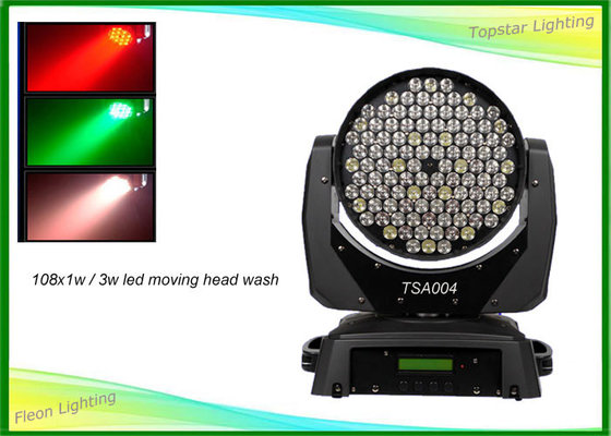 3w Rgbw Led Moving Head Stage Lighting Dmx512 Dj Lighting With Small House supplier