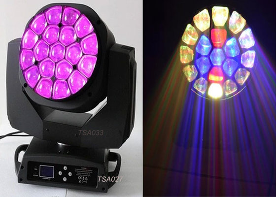 19 X 15w Big Led Moving Head Wash Light 200W Total Power For Secondary Stage supplier