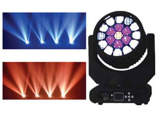 Led Zoom Moving Head 19pcs 12w Beam Led Moving Head Light Bee Eye Stage Lighting supplier