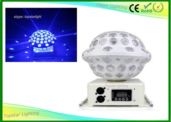 Disco Dj Stage Light 6x3w Led Crystal Magic Ball Light Non - Polar Rotation Up And Down Moval Light supplier