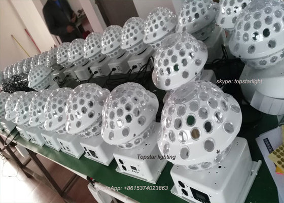 Disco Dj Stage Light 6x3w Led Crystal Magic Ball Light Non - Polar Rotation Up And Down Moval Light supplier