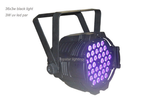 Indoor Black light Dmx Led Par Lights Uv Color Light 36 x 3w For Events supplier