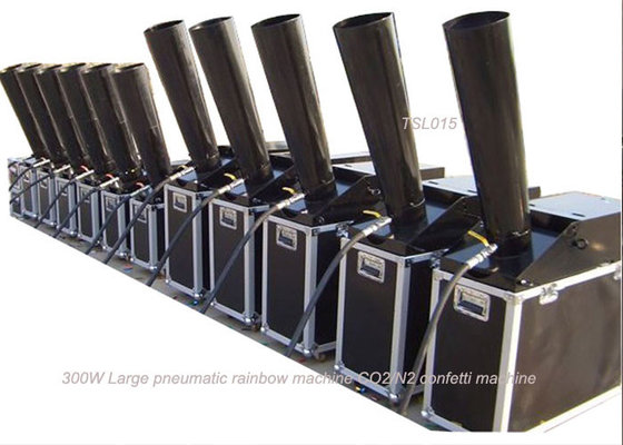 300W Large Special Effect Equipment Pneumatic Rainbow Machine CO2 / N2 Confetti Machine supplier