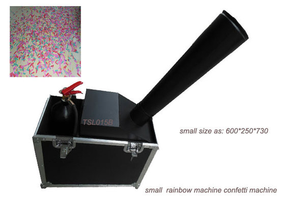 Cheap Smaller Housing 150W 20kgs Mini Co2/N2 Confetti Blower Rainbow Machine With Manual Control supplier
