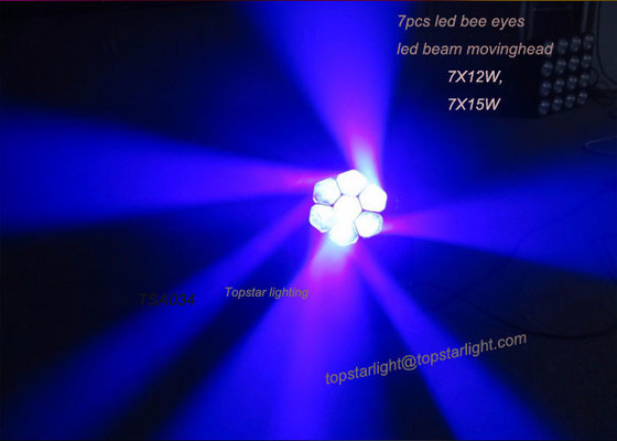 Mini Bee Eyes Moving Heads 7x15w Led Rgbw Wash Zoom Led Beam Moving Head supplier