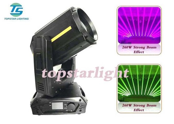 Super Brightness Strong Beam Black Case 260w 10r Sky Beam Light Double Prisms sharpy moving head light supplier