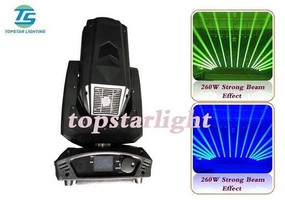 Super Brightness Strong Beam Black Case 260w 10r Sky Beam Light Double Prisms sharpy moving head light supplier