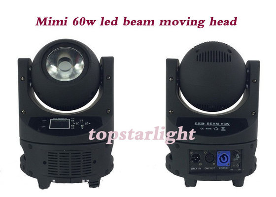 Professtional DJ Disco Light IP20 DMX Mini 60W LED Beam Moving Head Light supplier