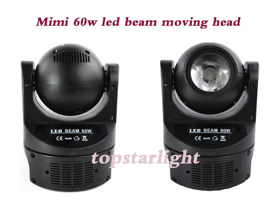 Professtional DJ Disco Light IP20 DMX Mini 60W LED Beam Moving Head Light supplier