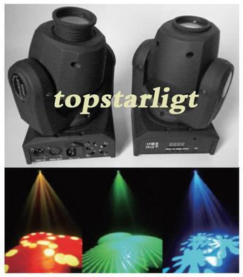 IP20 DMX512 1*10W/30W/60W RGBW 4 in 1 Led GOBO Moving Head Light supplier