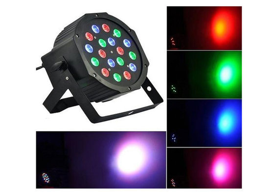 Cheap Indoor Led Par Light 18 X 1w/3w Flat Par Plastic House Low Cost TSA119 supplier