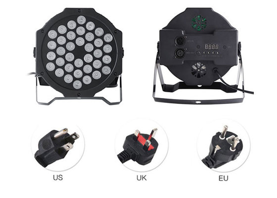36*1.5w (3-In-One) Tri Color Mini Plastic Flat Pad, Plastic Shell Par led supplier