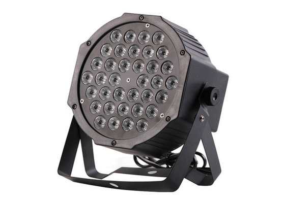 New RF Remote Control 36*1.5w RGB Tri Color Mini Plastic Flat Pad, Plastic Case supplier
