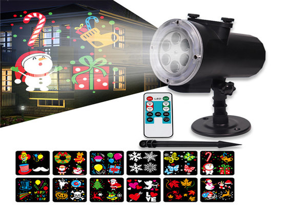 High Bright 12 Slides Change Card Led Projector Light Dynamic Pattern Party Event Light Colorful Film 32pcs/ctn supplier