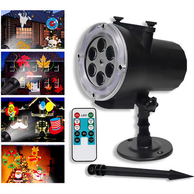 High Bright 12 Slides Change Card Led Projector Light Dynamic Pattern Party Event Light Colorful Film 32pcs/ctn supplier